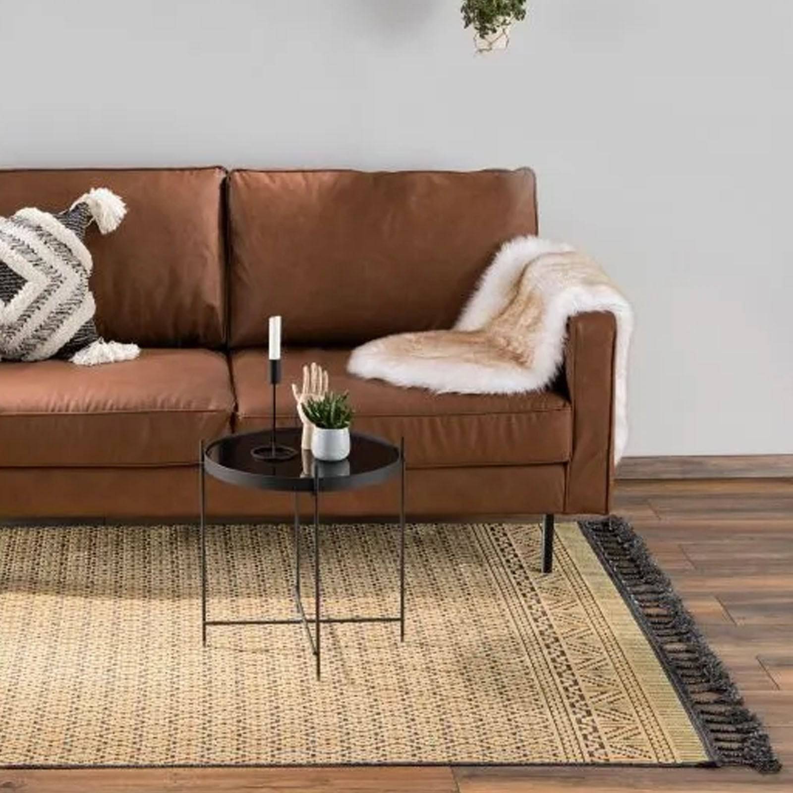 60X90 Cm Handmade Wool Rug Artik-Ark-132-Gold-S