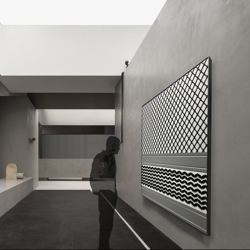 Handmade MDF Cutting Painting With Aluminum Frame TYY-2309H0020-1