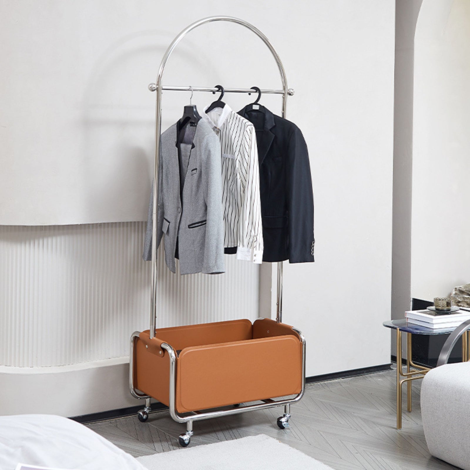 Mid Century Black Solid Wood Hanger SP15119-N