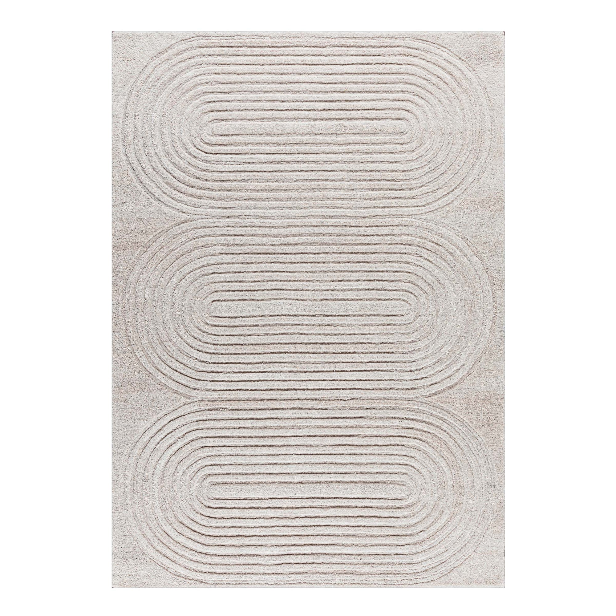 600X400 Cm Eclipsed Pearls WOOL BEIGE Rug JH-22749