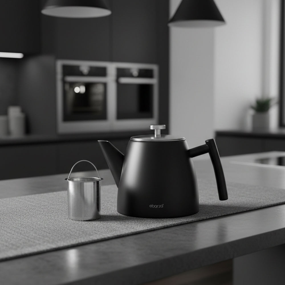 Buy Lēaf Double-Wall Teapot — 1200ml T0802-4A (1200ml) | ebarza Modern