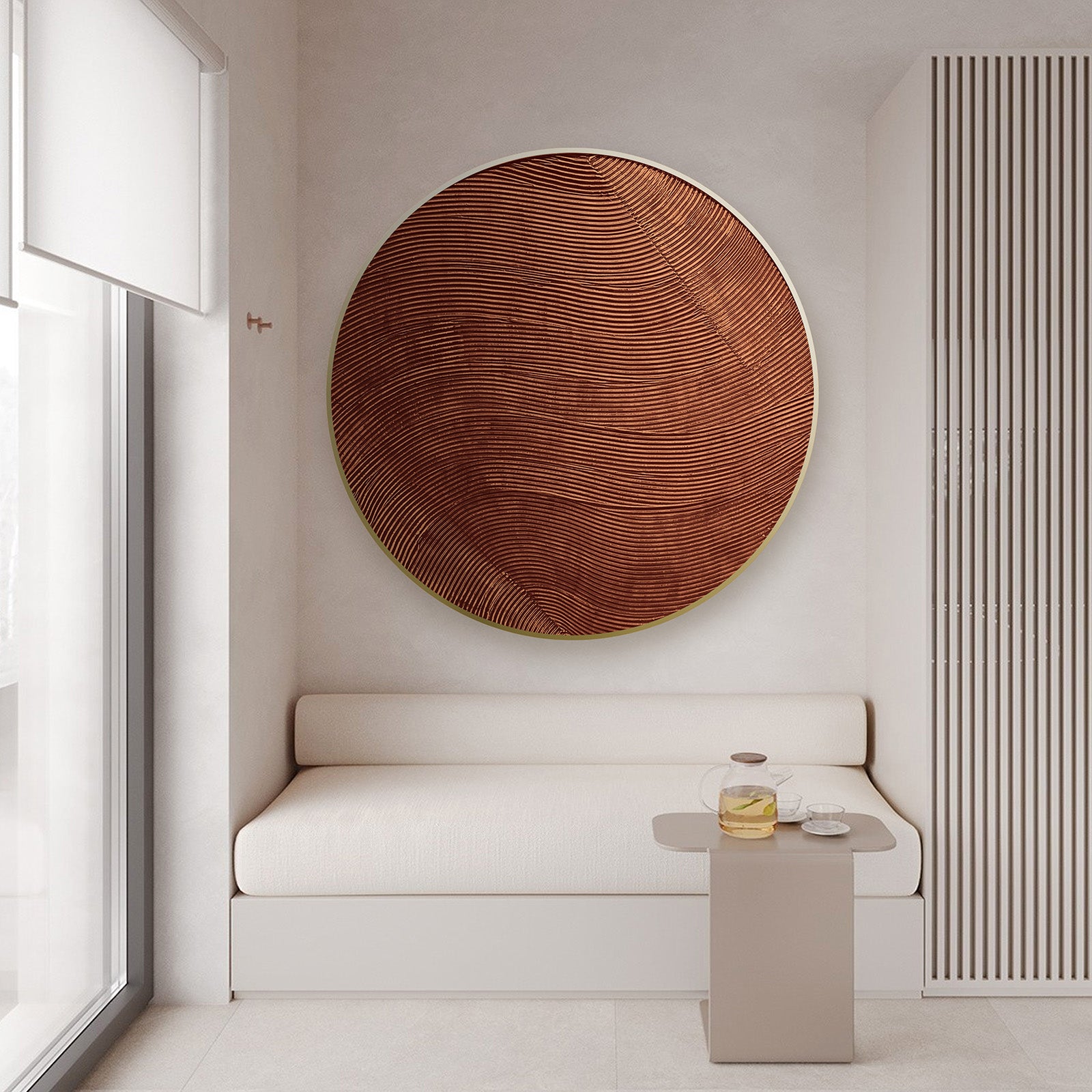 Buy Pre-order 35 Days Delivery - Weathered Charm Circle Metal FRAME ...