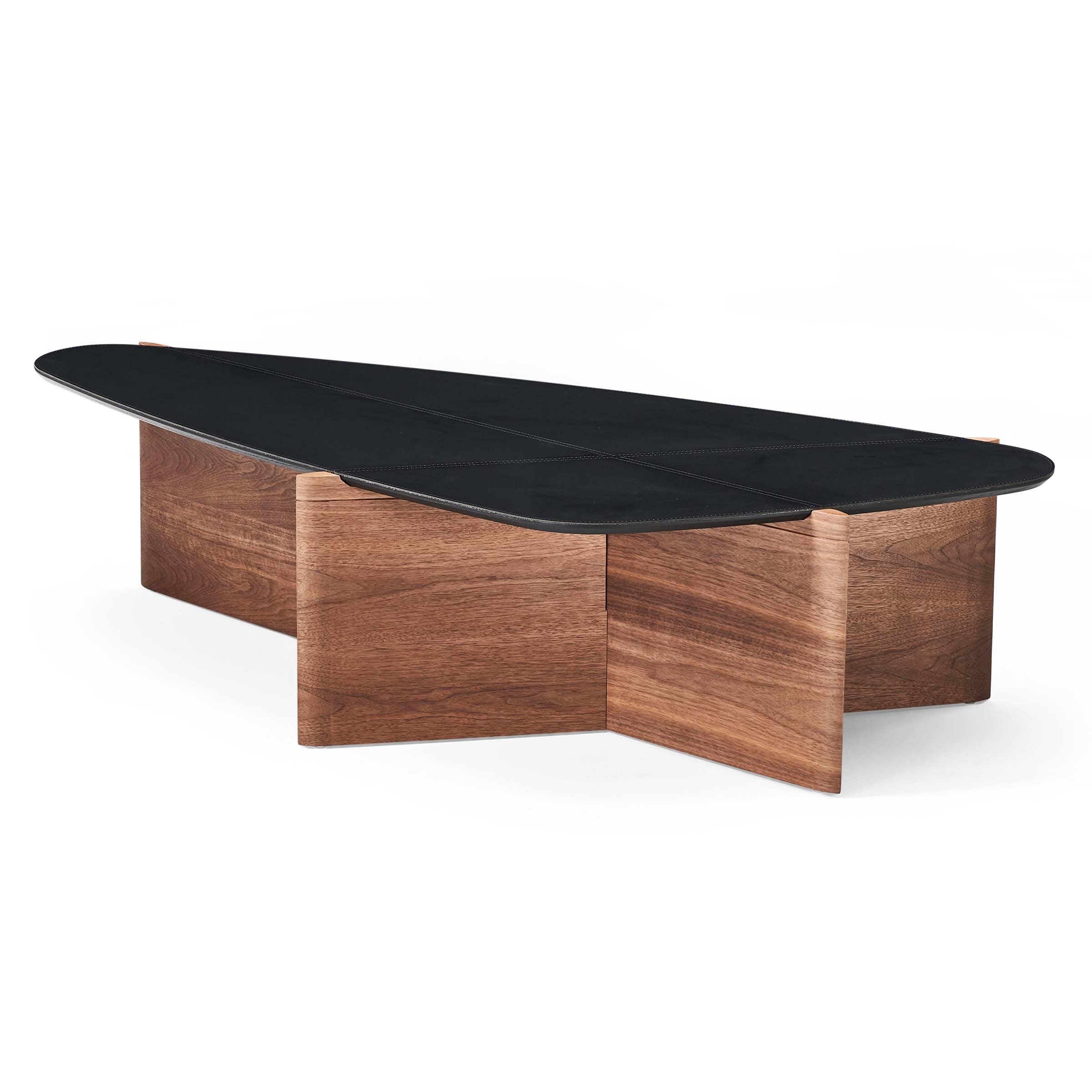 Buy Saddle Leather Top Coffee Table LT055M | ebarza Modern Furniture in ...