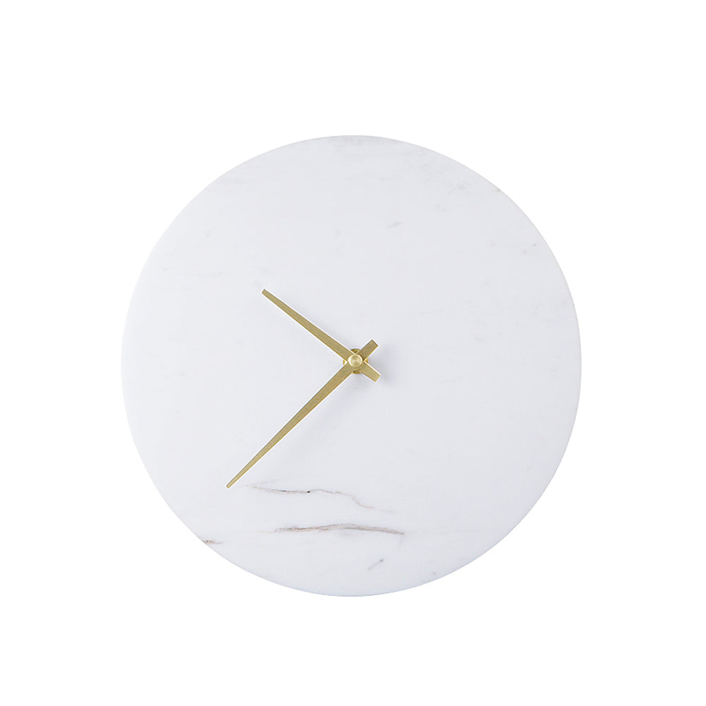 Buy Pre-order 15 Days Delivery - Jazz White Marble 10 Inch Wall Clock ...
