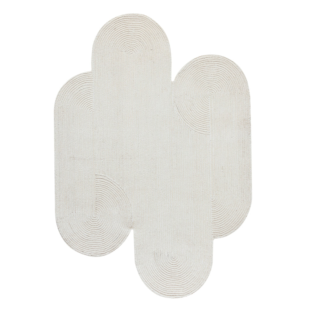 350X100 Cm WOOL BEIGE COLOR RUG JH-23544-Beige