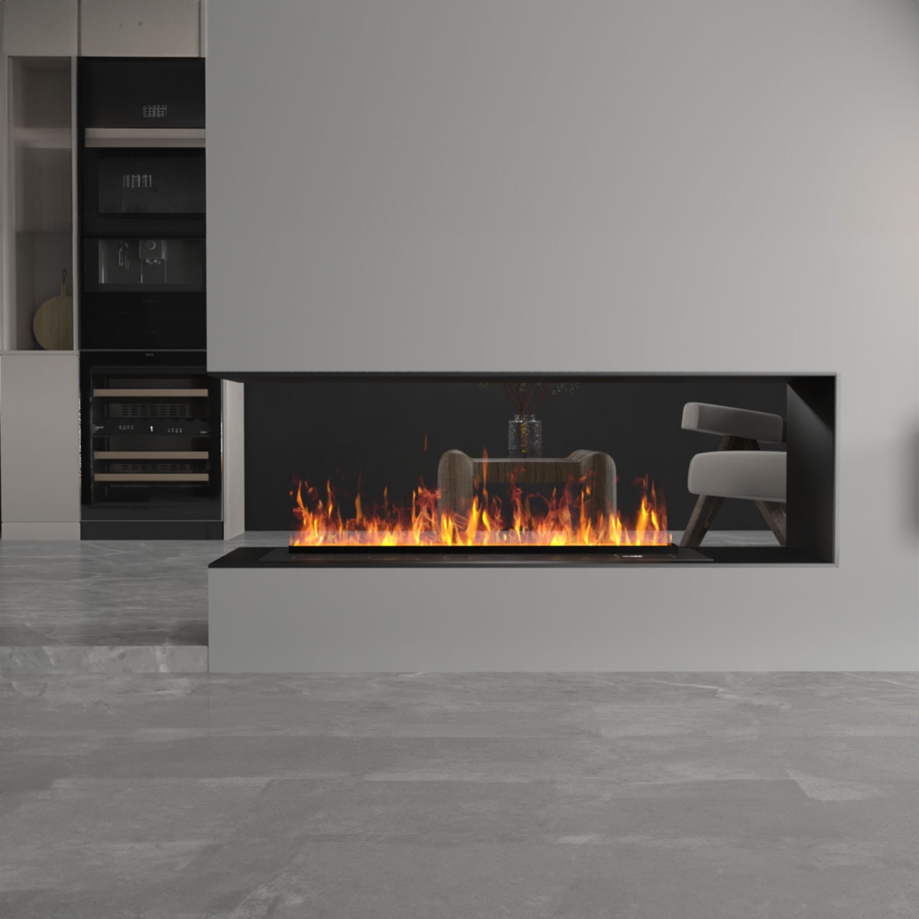 Buy Water Vapour Electric Fireplace 3D1200 | ebarza Modern Furniture in ...