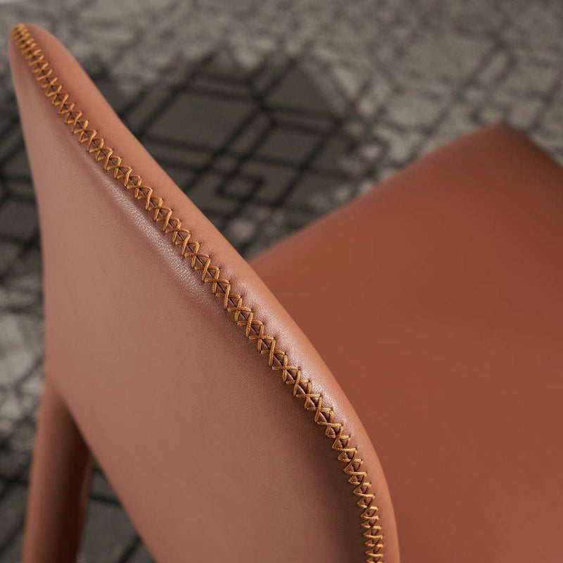 Clay Leather Dining Chair DC019 | ebarza