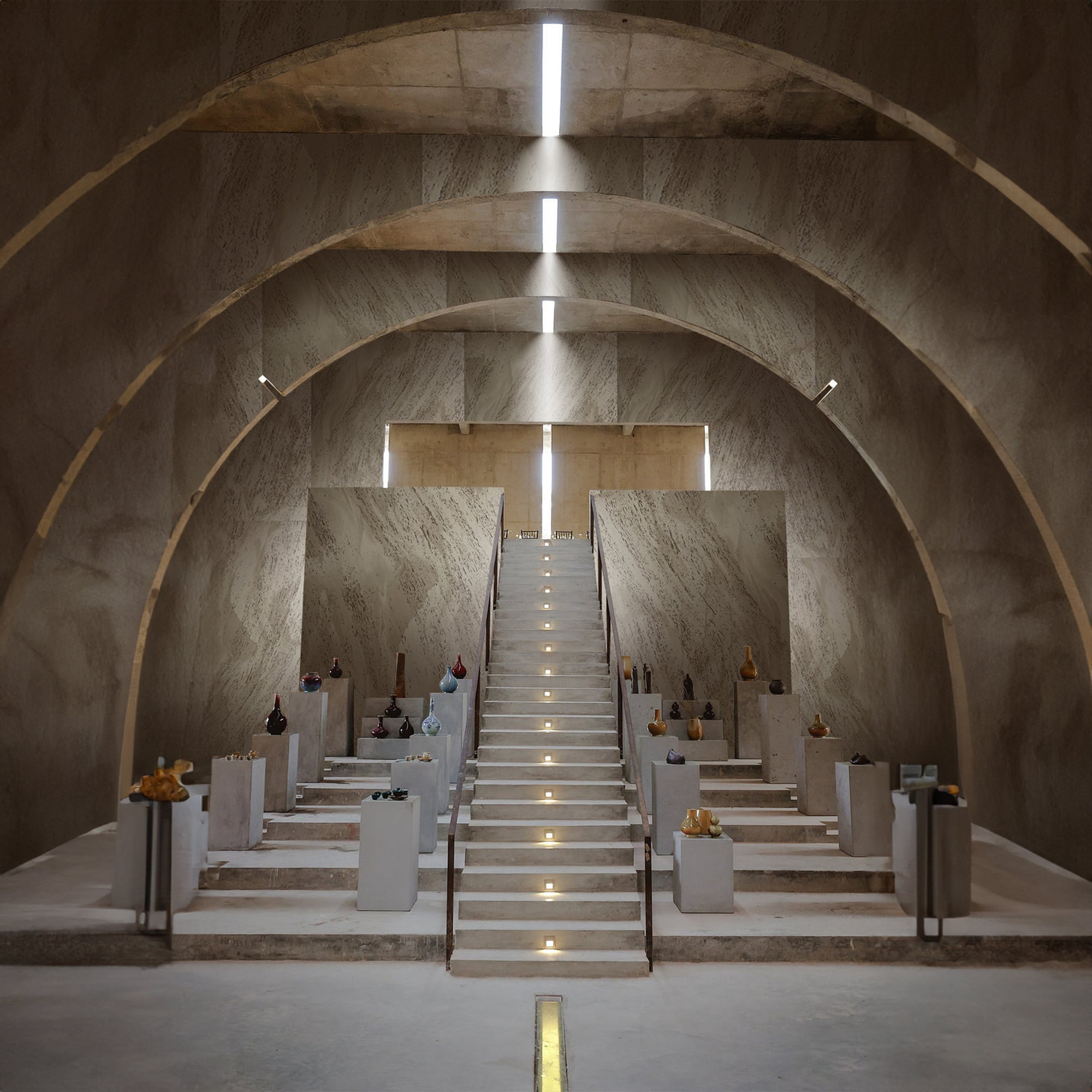 Buy Flex Stone Cladding Sea Travertin gradient gray 60*240 cm | ebarza ...