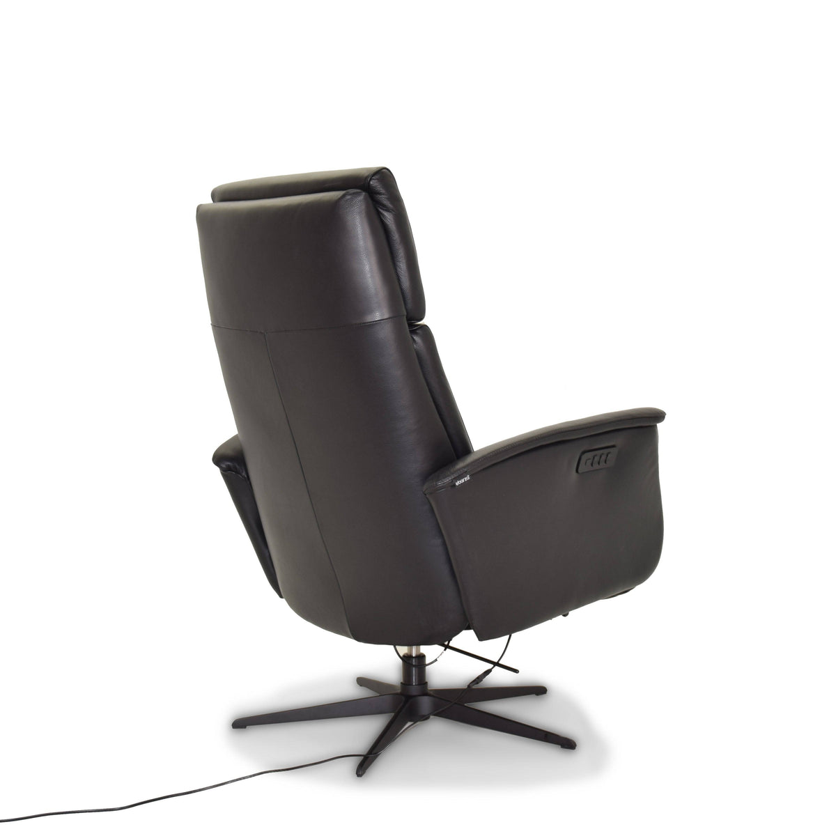 Corvette Relaxing Swivel And Electric Black Recliner Lounge Chair Hkp-