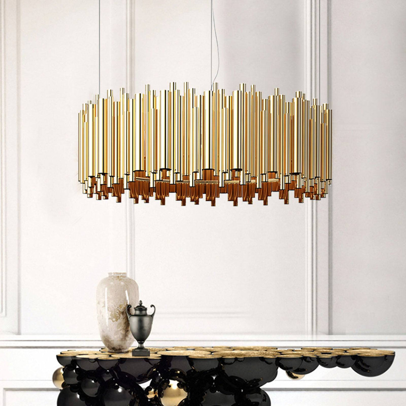 Crown Pendant Lamp Cy-New-058 | Elegant Gold Lighting | ebarza