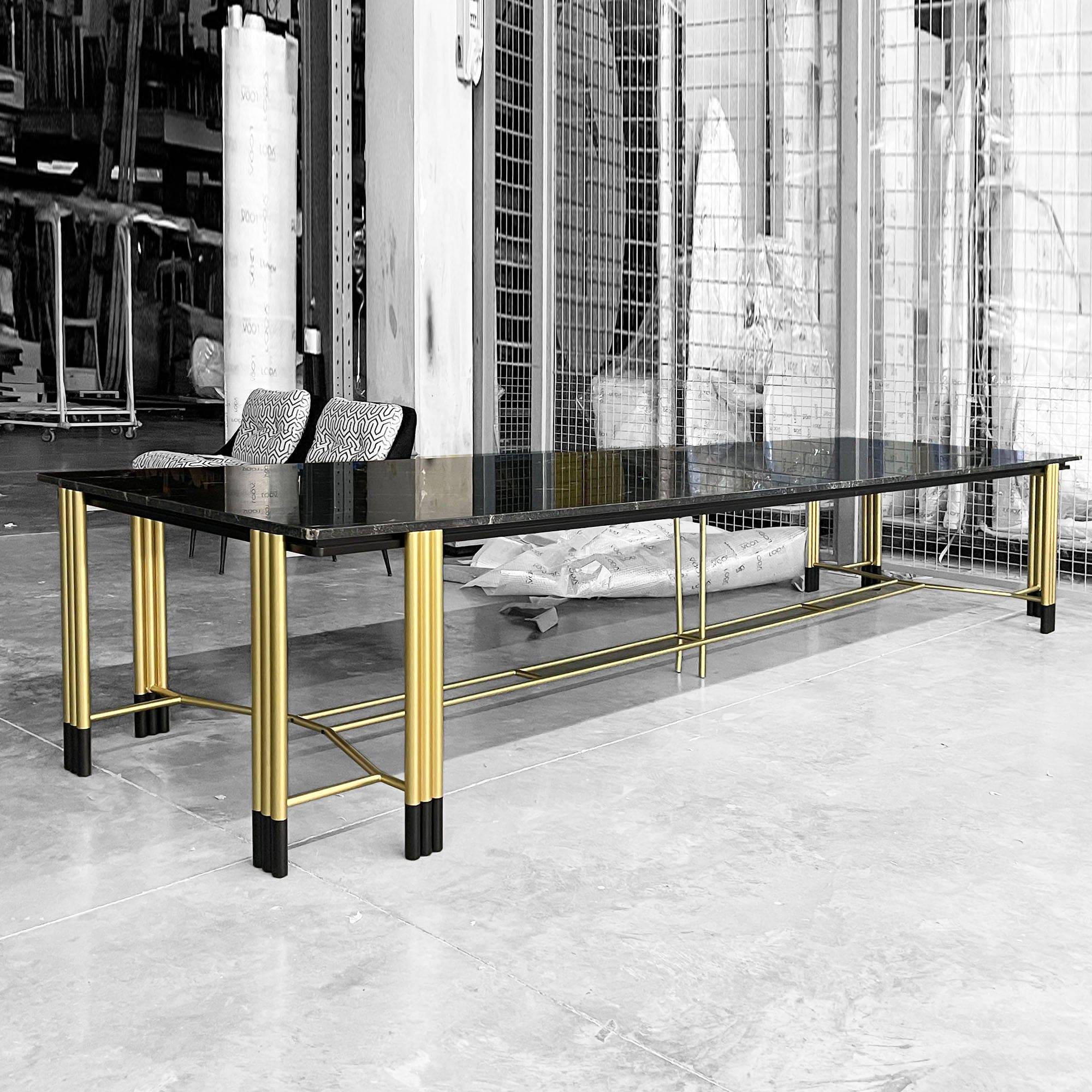 Buy Dali Natural Marble Dining Table Dali-400 | ebarza Modern Furniture ...