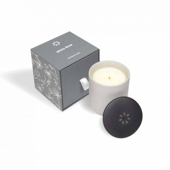 Dr Scent White Rose Scented Candle Dr-Whiterose