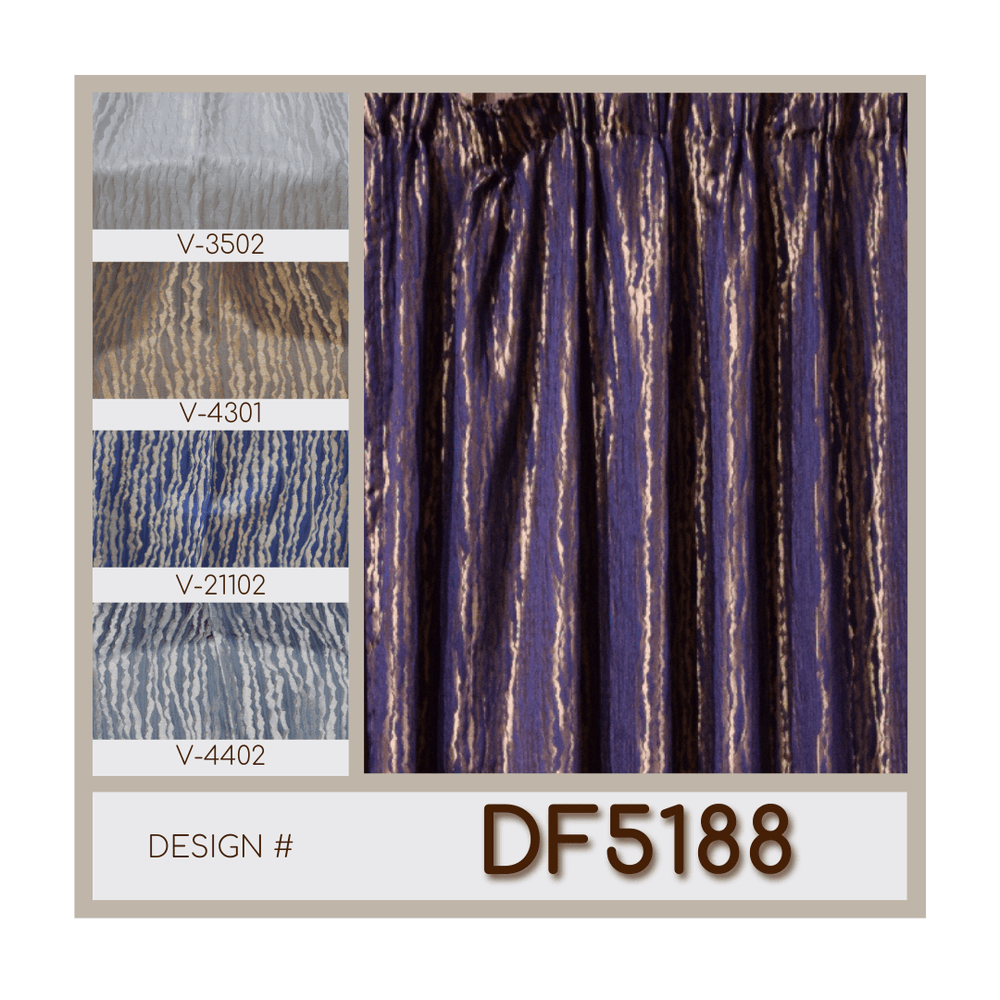 Elegant Window Curtain Fabric Bh-Df5188
