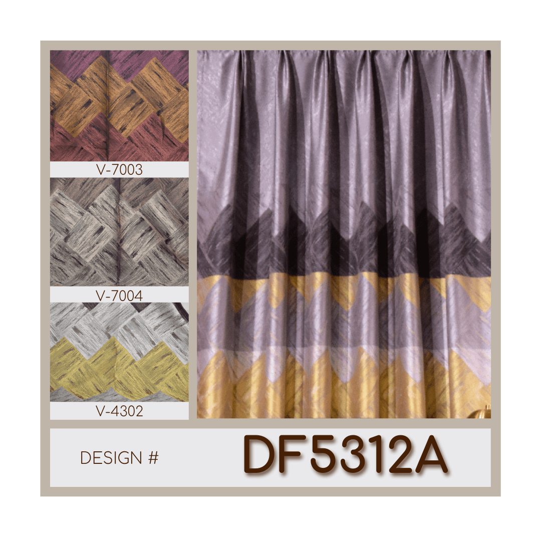 Elegant Window Curtain Fabric Bh-Df5312A