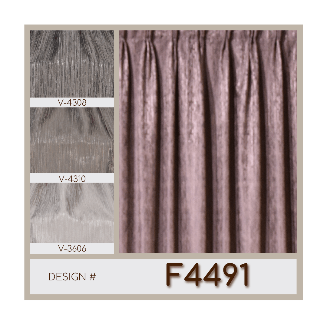 Elegant Window Curtain Fabric Bh-F4491