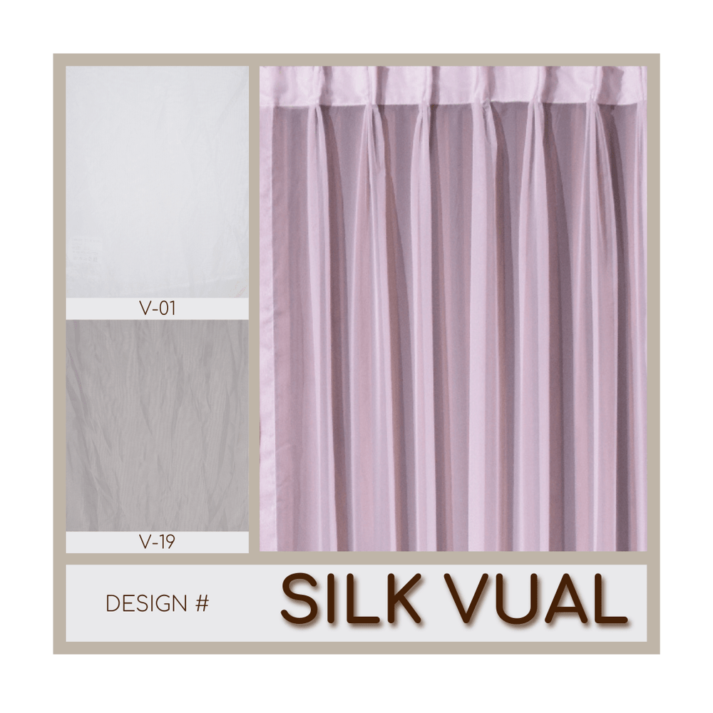 Elegant Window Curtain Fabric Bh-Silkvual