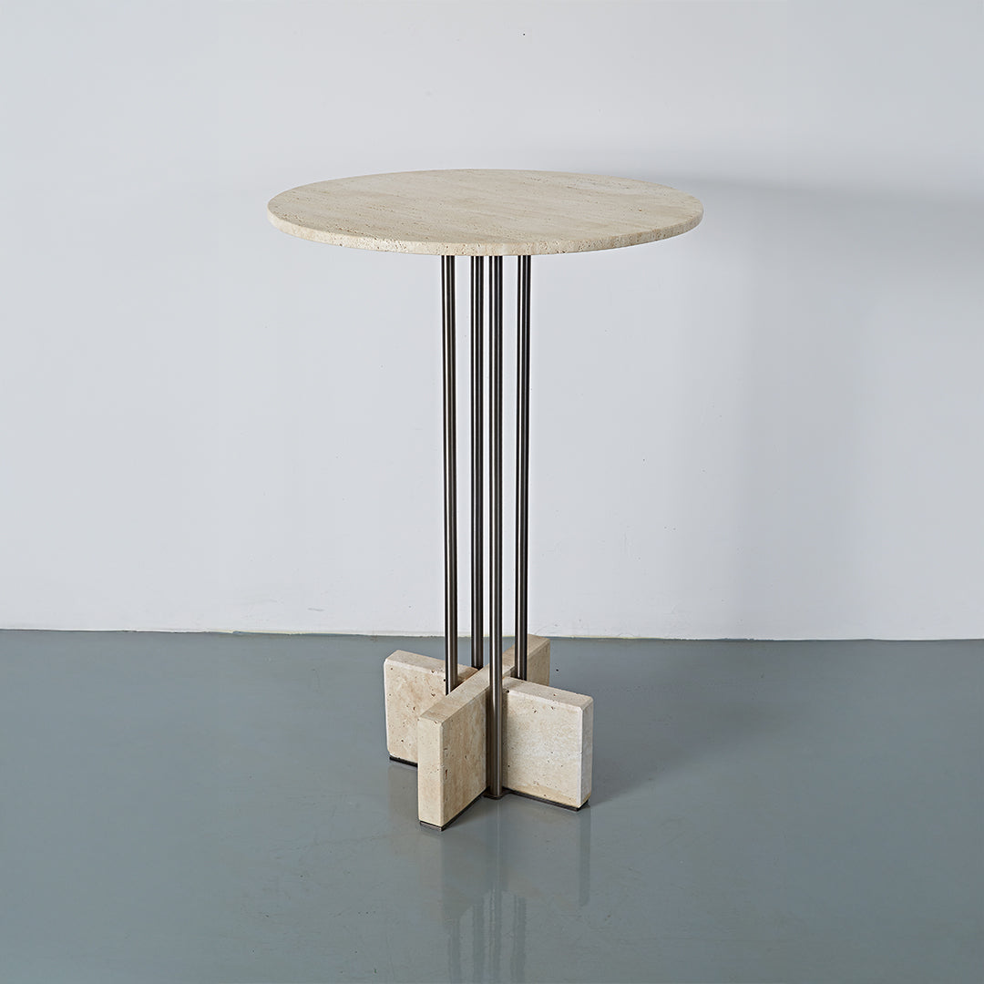 Elysian Travertine Bar Table JA043-D | ebarza