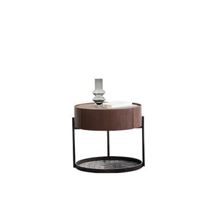 Pedro Gold Aluminum Side table CT8488-45-G