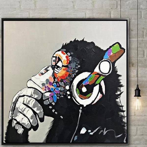 Hand Painted Art Painting With Frame 140X140 Cm PNM002XL/SOAP002