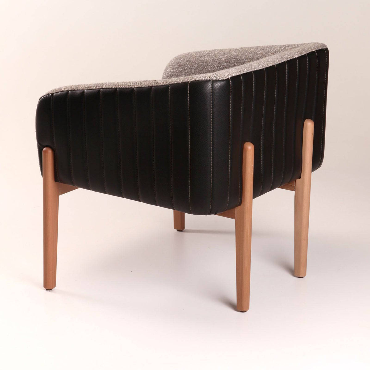 Ebarza Kenn lounge chair KEN-N-Grey-Black