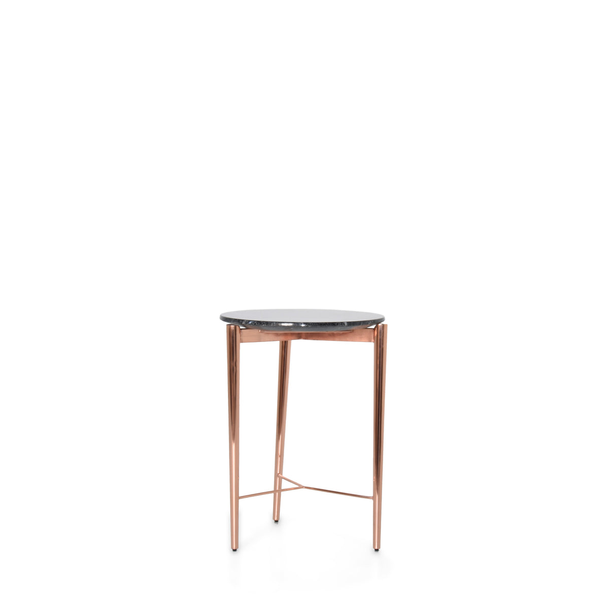 Kito Round Side Table With Marble Top Ktostmr-060