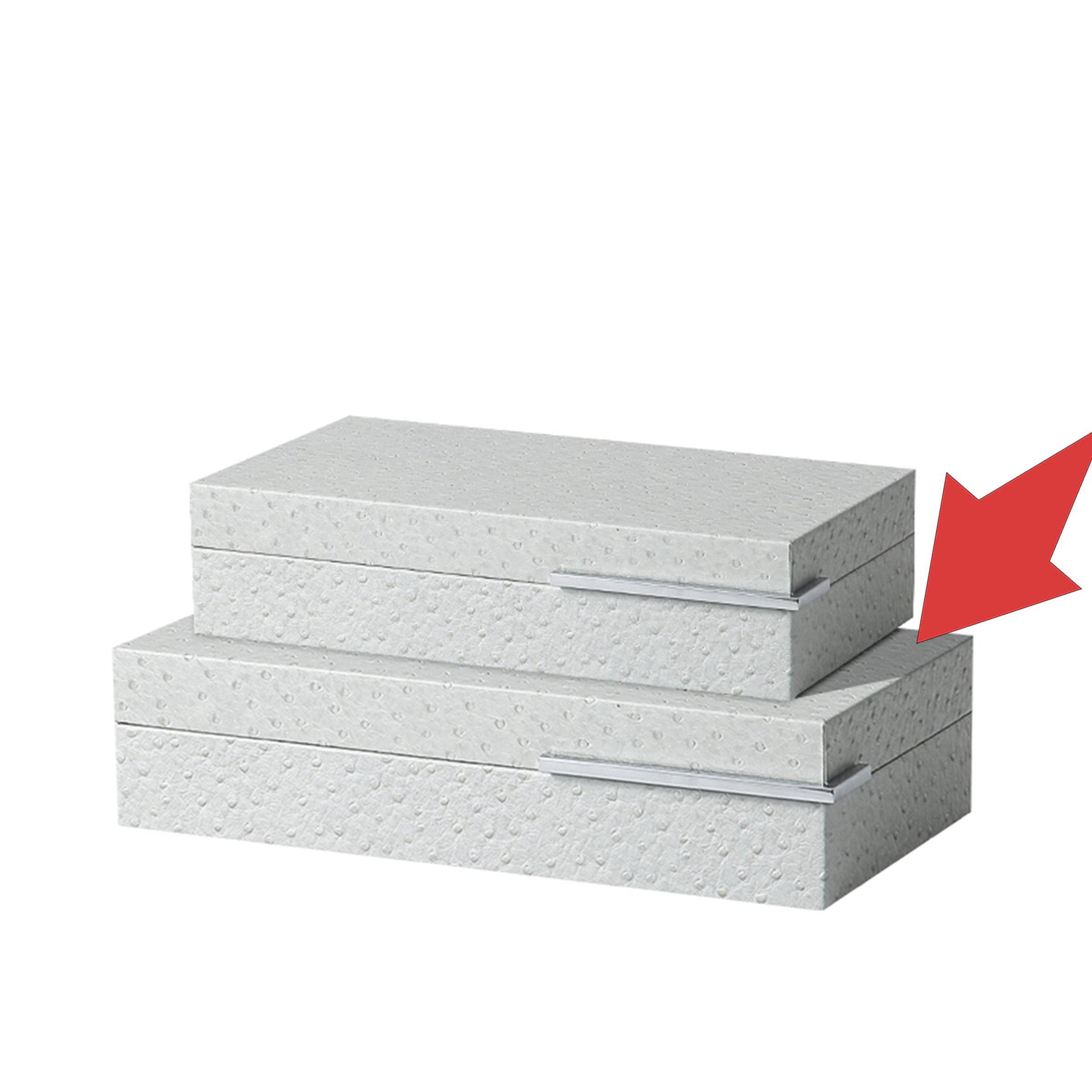 Buy Light Grey Spotted Box -A Fb-Pg2126A | ebarza Modern Furniture in ...