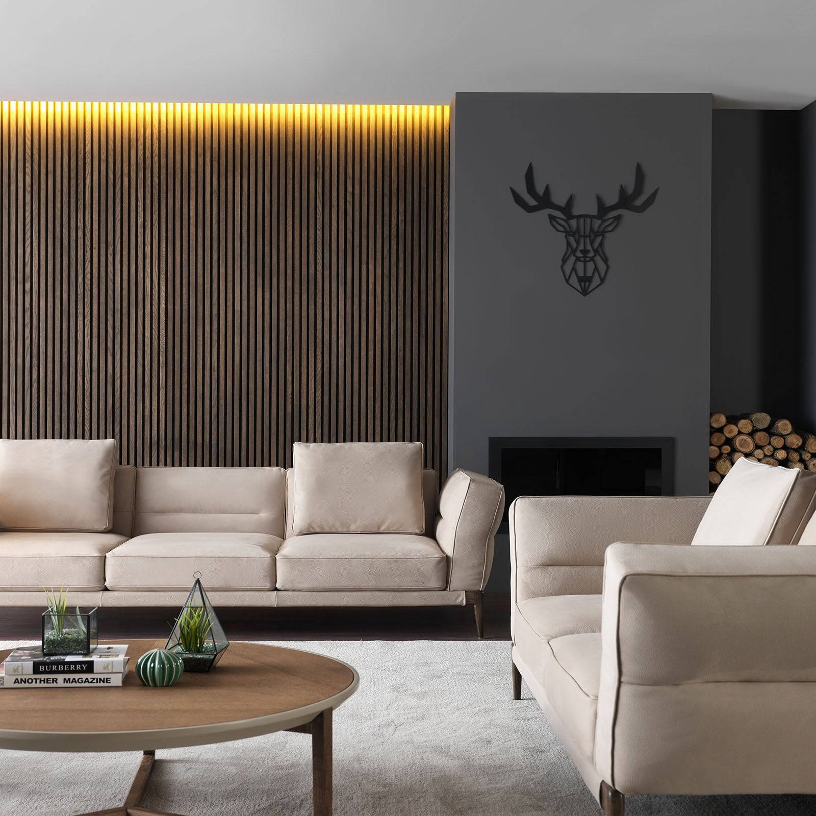 Buy Ligna 3 Seat Sofa Set Ligna L3 | ebarza Modern Furniture in Abu ...