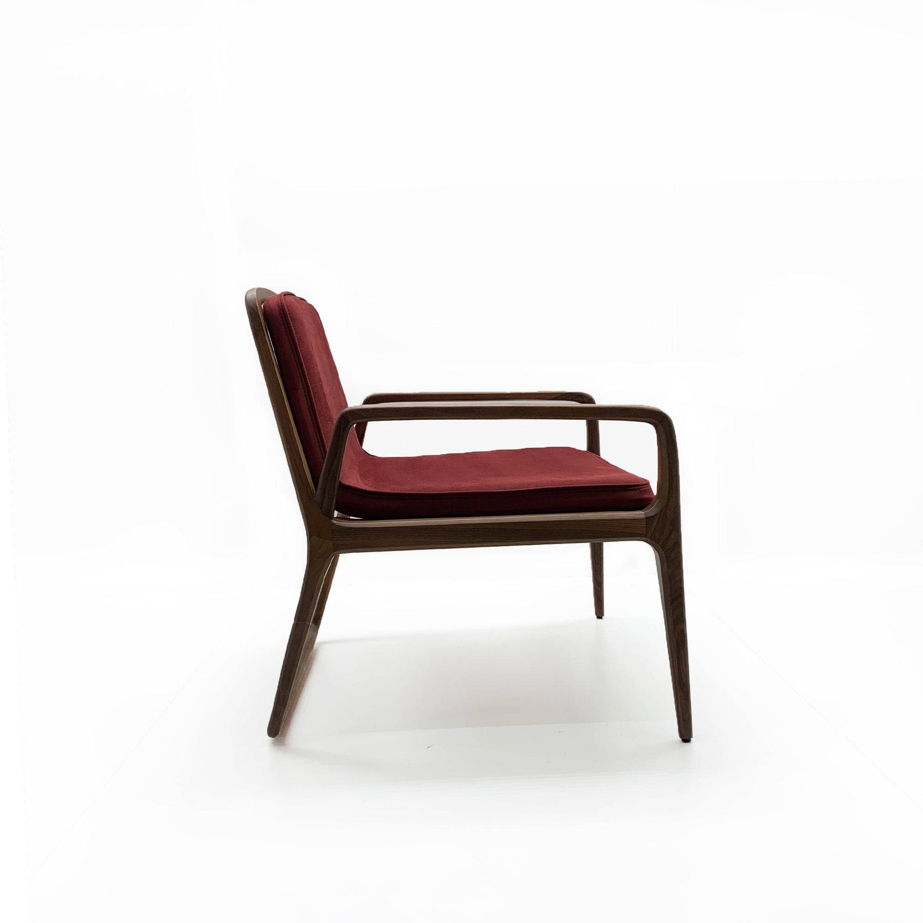 Buy Loft Solid Wood Lounge Chair Loft-Red | ebarza Modern Furniture in ...