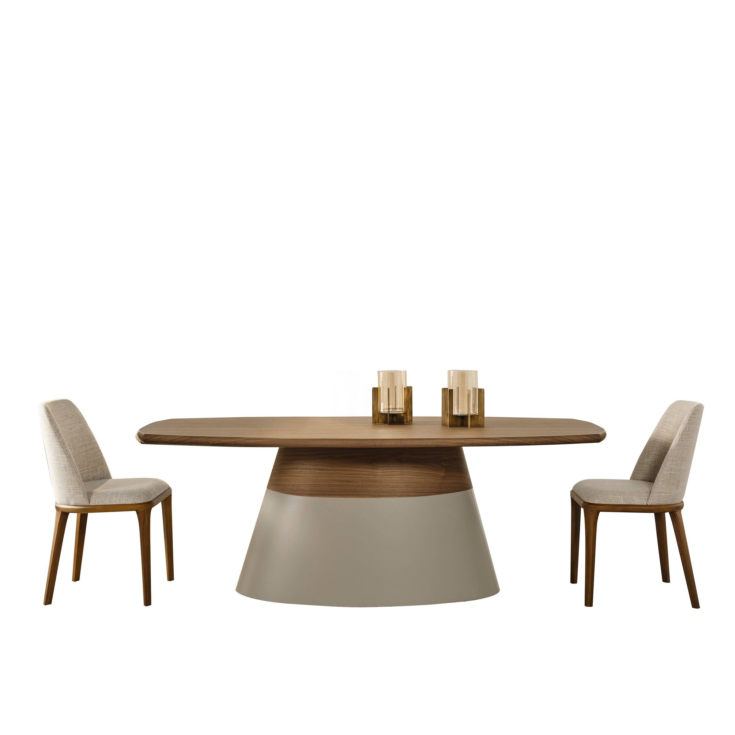Lucca Kristal Dining Table Krstl-Lucadt