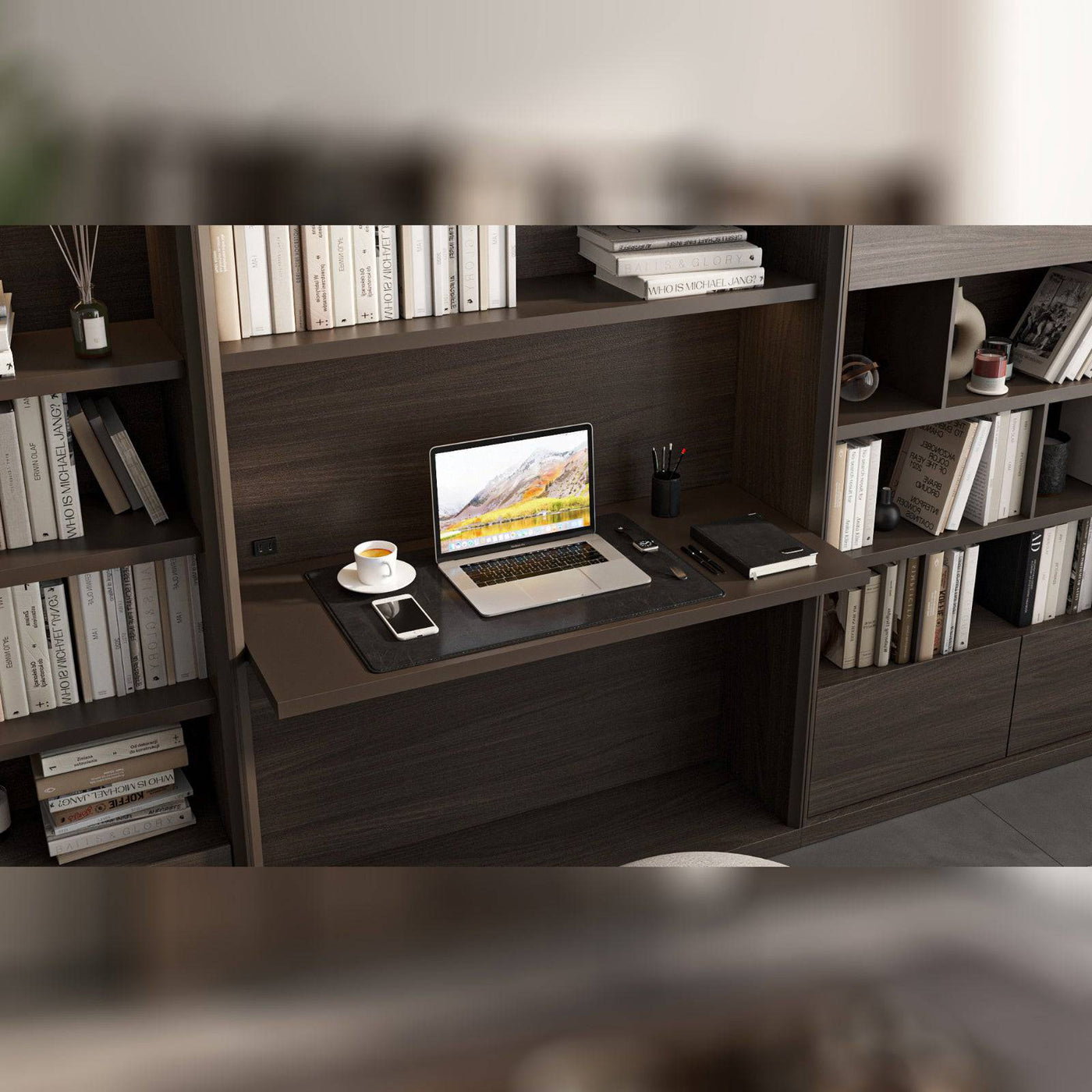 Luis Wall Unit Desk Module Luis-Desk | ebarza