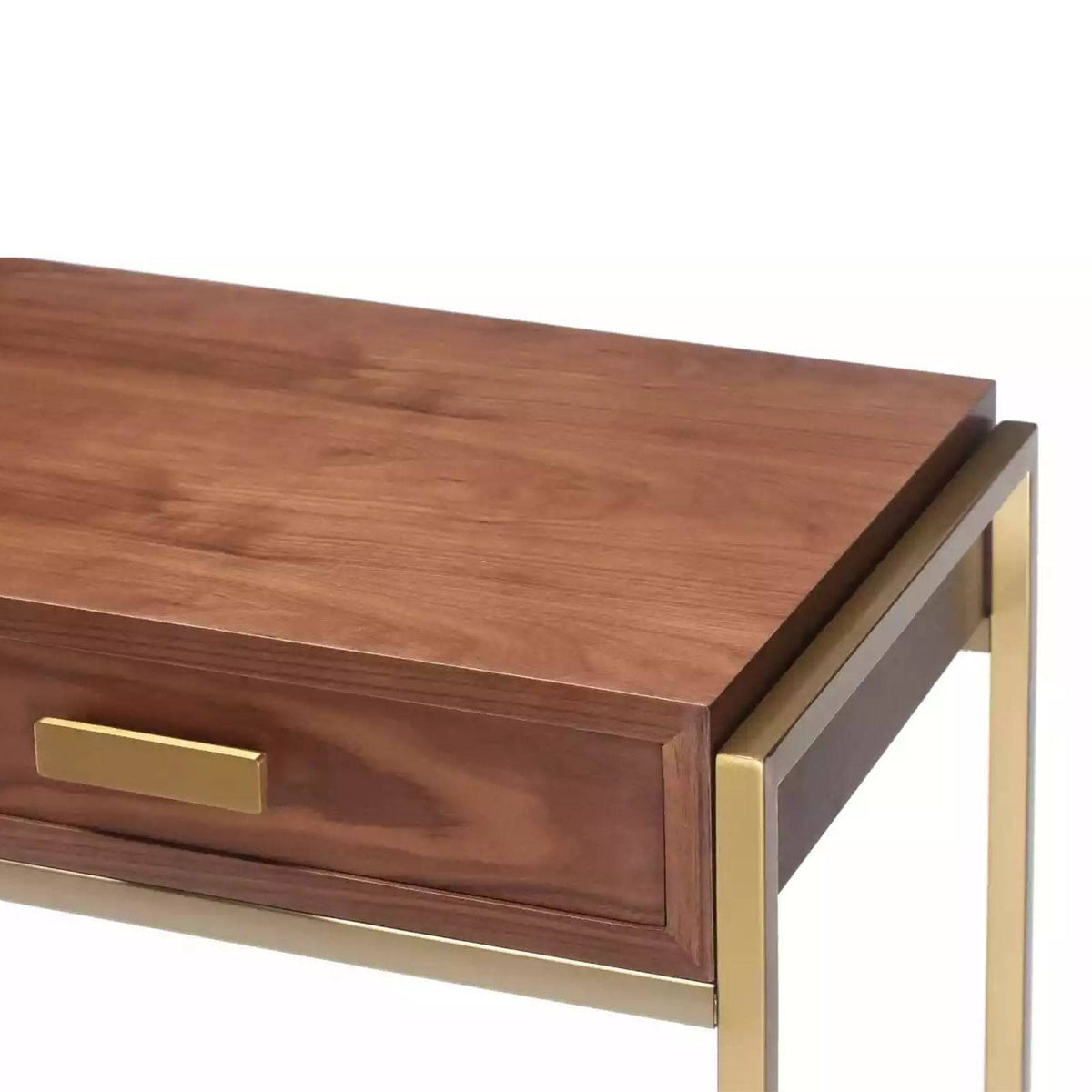 Master walnut and golden base Console\Desk 80 cm BSZ17421A