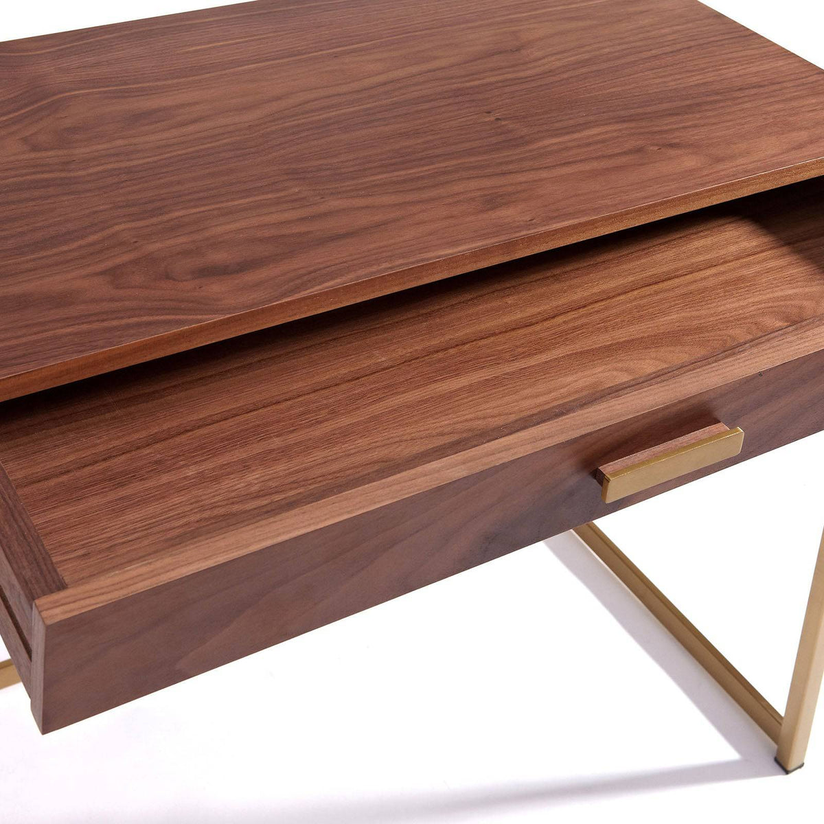 Master walnut and golden base Console\Desk 80 cm BSZ17421A