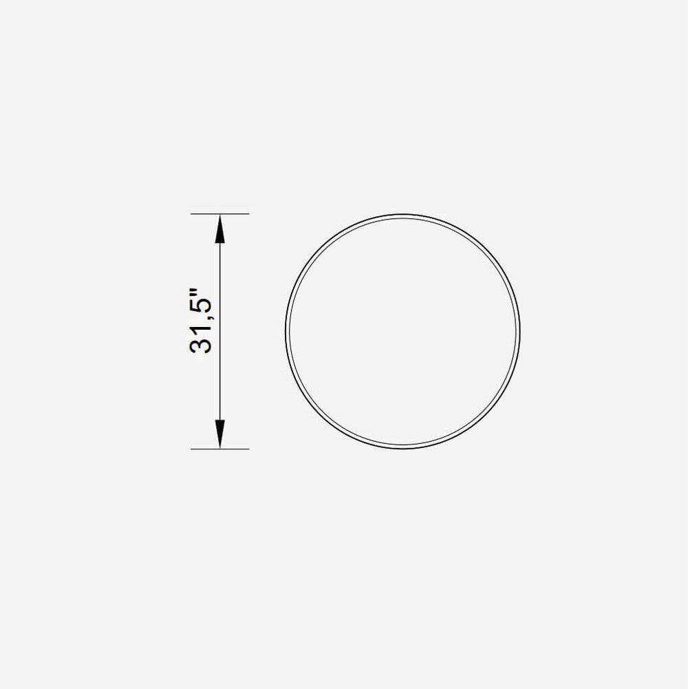 Milan Mirror With Golden Frame Milan095-Mirror