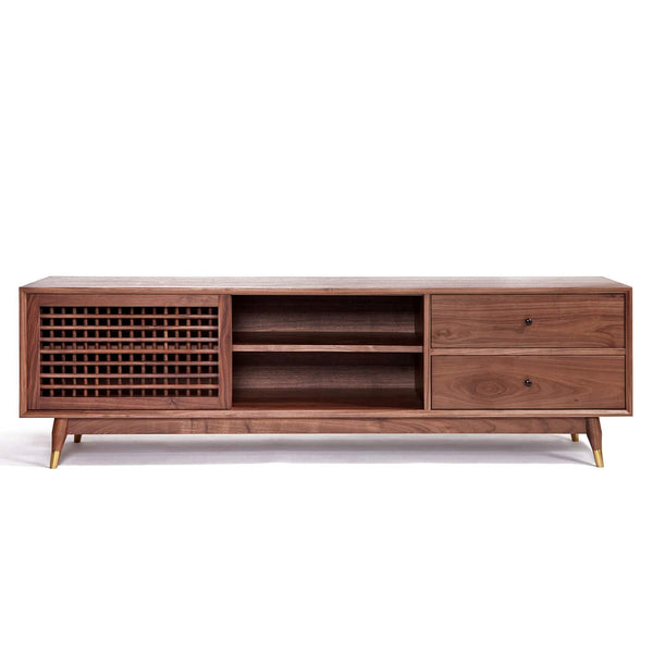 Monaco 180cm Wood Walnut TV unit/cabinet BSG18518