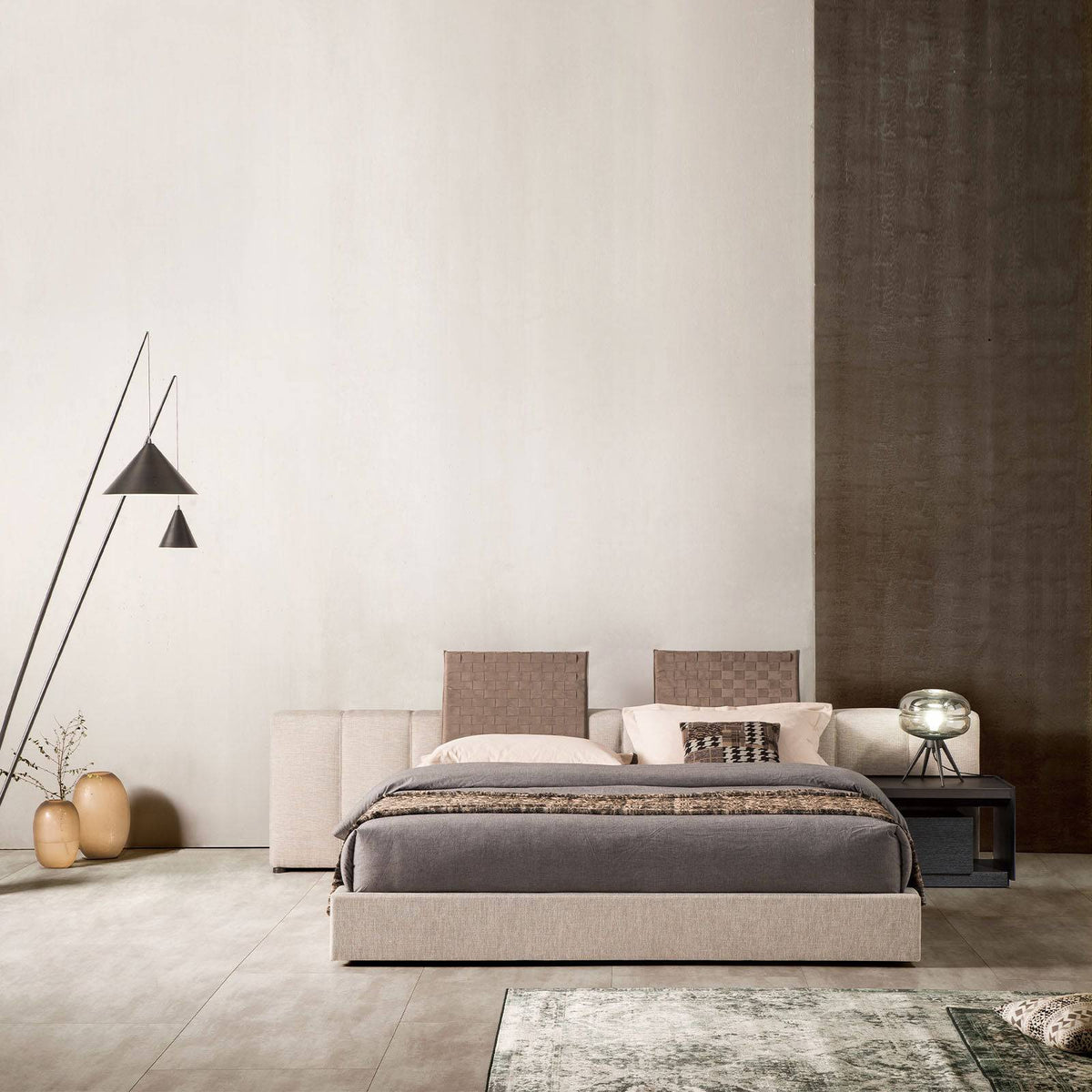 Buy Monte King Size Bed B007 | ebarza Modern Furniture in Abu Dhabi & Dubai