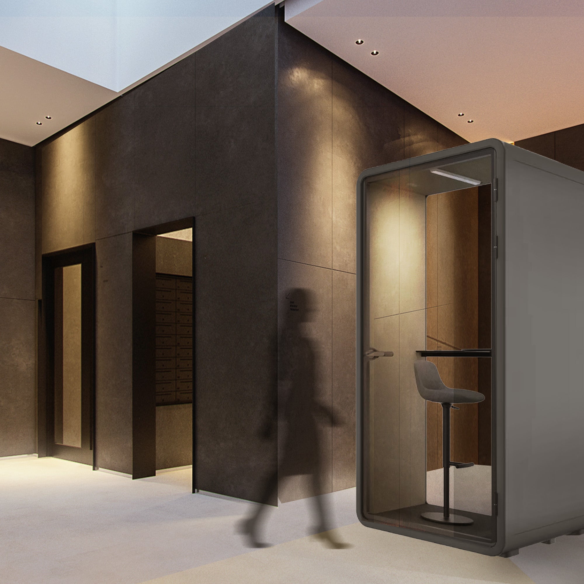 Multifunction Soundproof Office Booth Single DELUX-S | ebarza