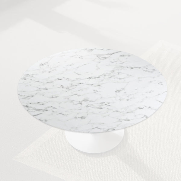 Natural Marble Round Dining Table Top 120cm Bp8077-T120 | ebarza