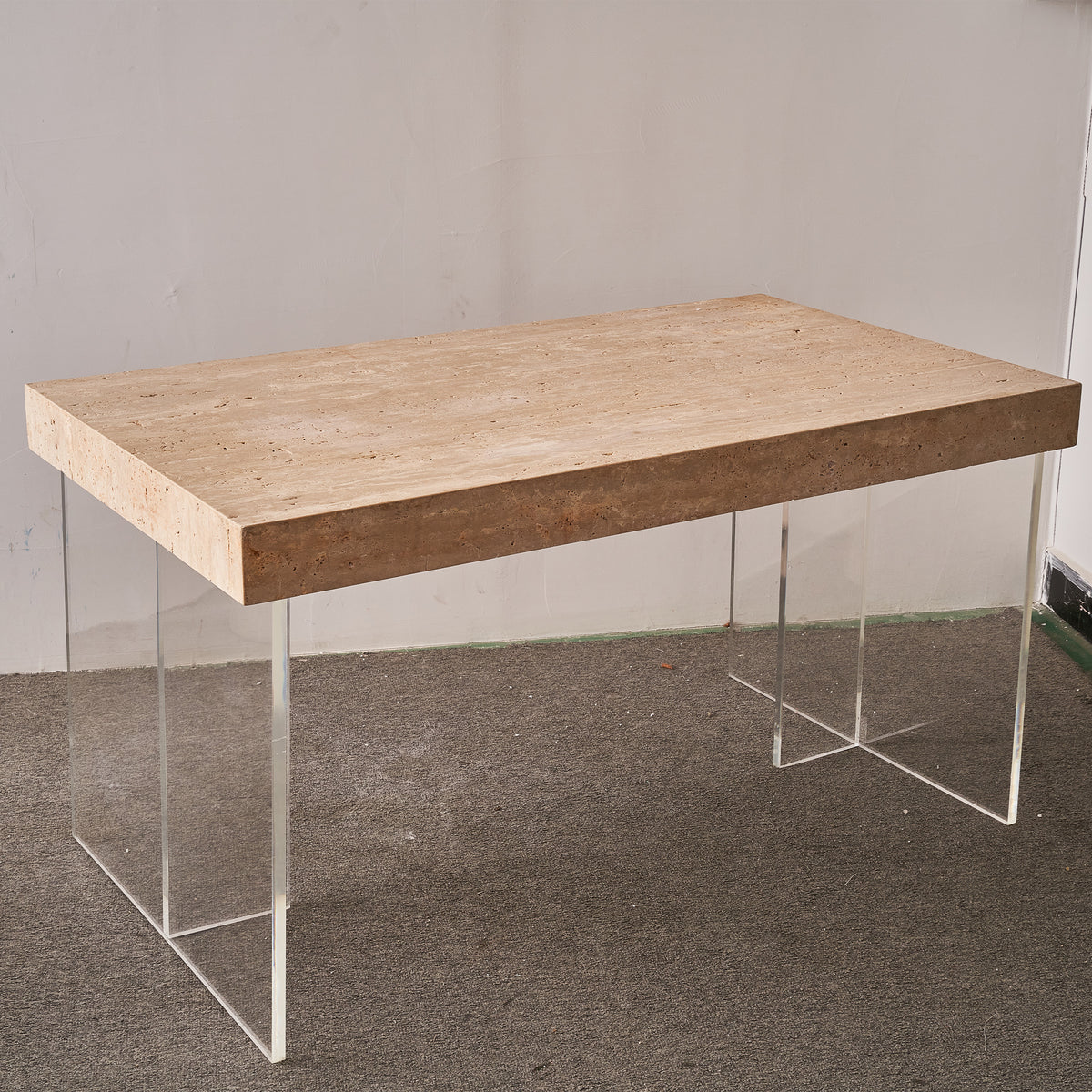 Buy Natural Travertine Office/Conference Table JA013 | ebarza Modern