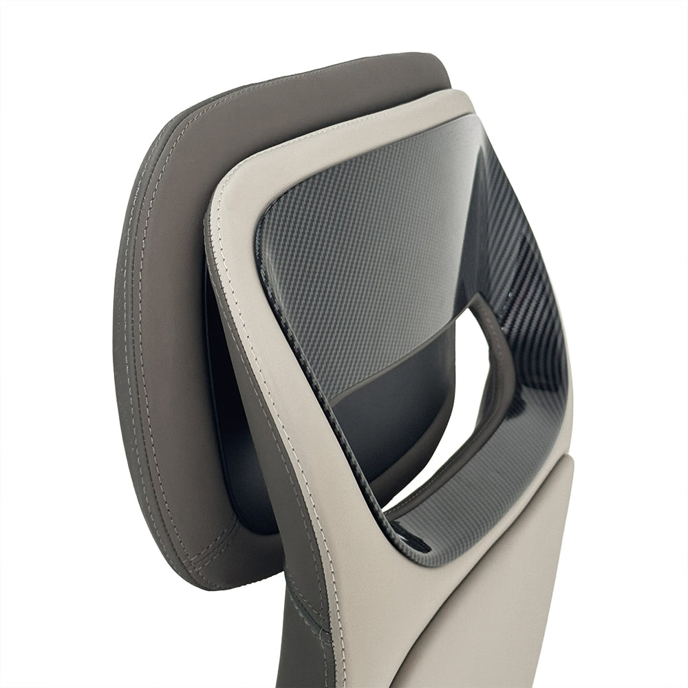 Buy Nigel Leather Office Chair With Wheels 8005H | ebarza Modern ...