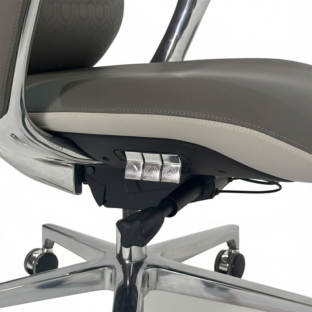Buy Nigel Leather Office Chair With Wheels 8005H | ebarza Modern ...