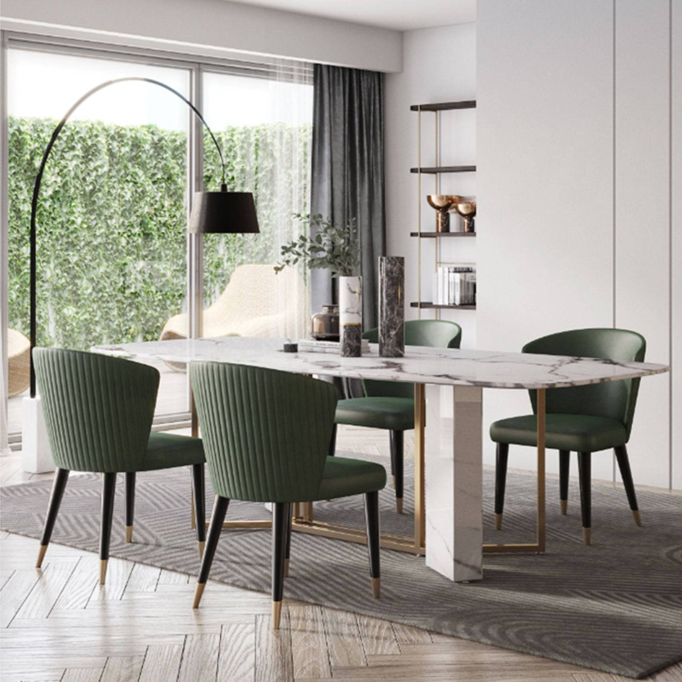 Buy Niort Rectangular Dining Table Tg-396 | ebarza Modern Furniture in ...