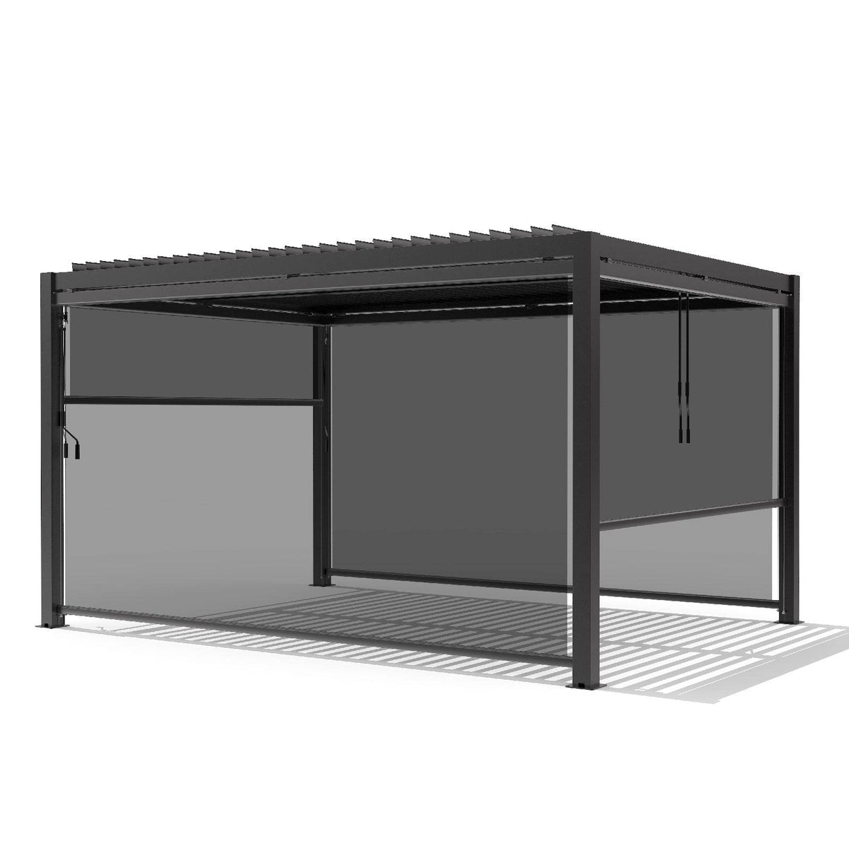 Buy Outdoor Pergola And Screen With Led Light 300X400 M8610L-3X4 ...