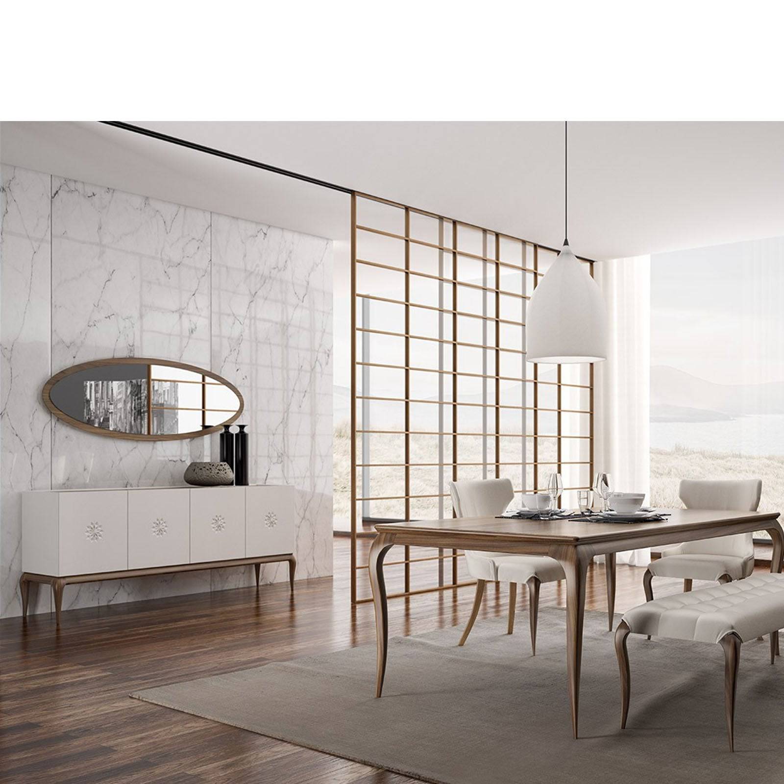 Palmira Walnut Dining Table PLAM-01Table