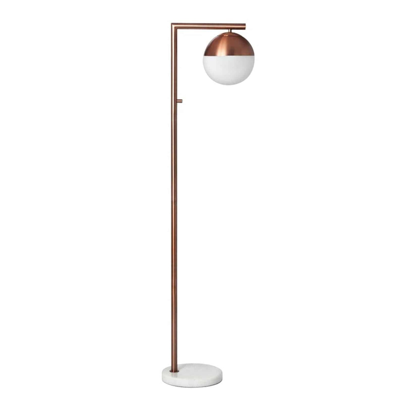 Ebarza Rho Rosegold and white floor lamp CY-NEW-055-RG