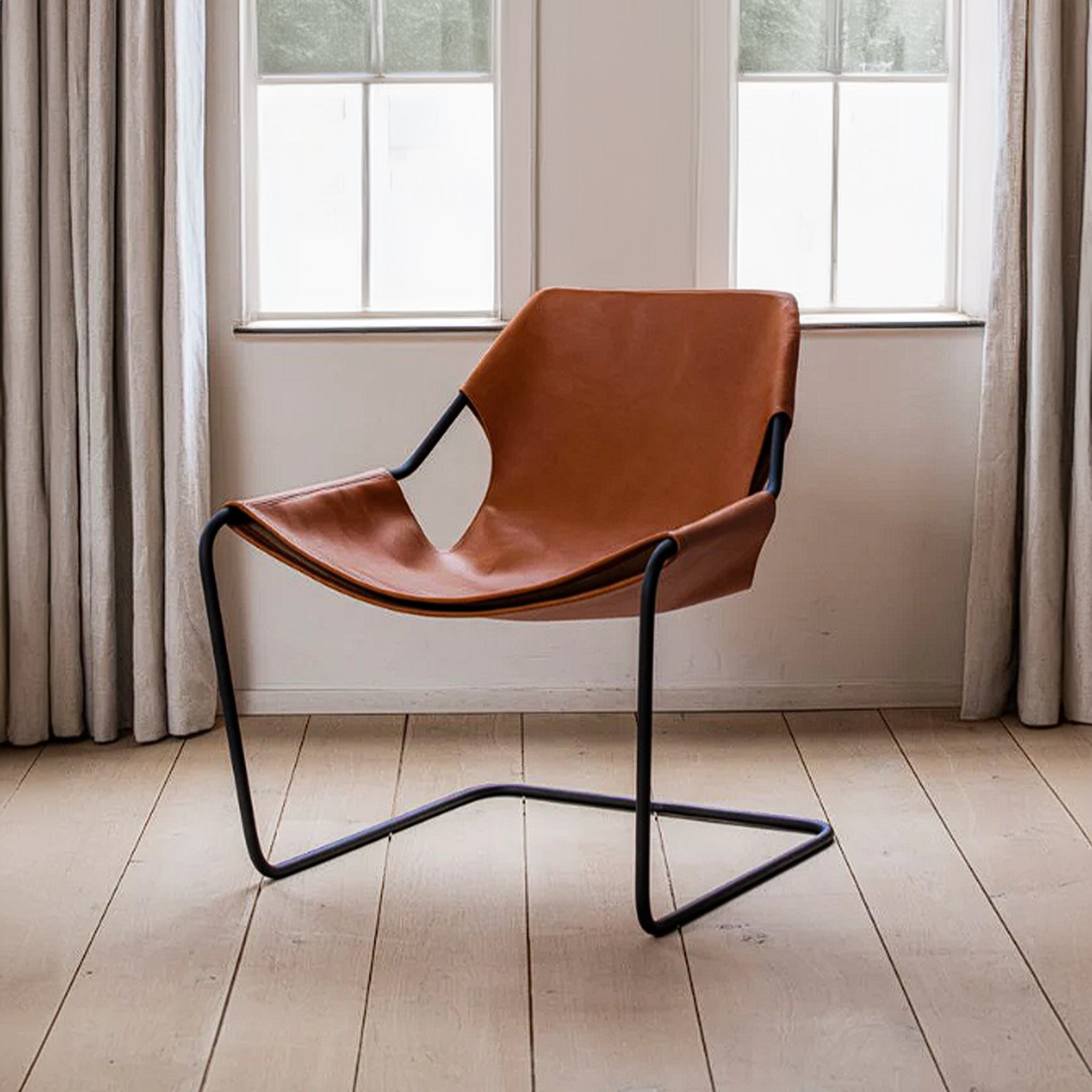 Pre-order 90 Days Delivery Camaro Caramel Leather Lounge Chair - BC639