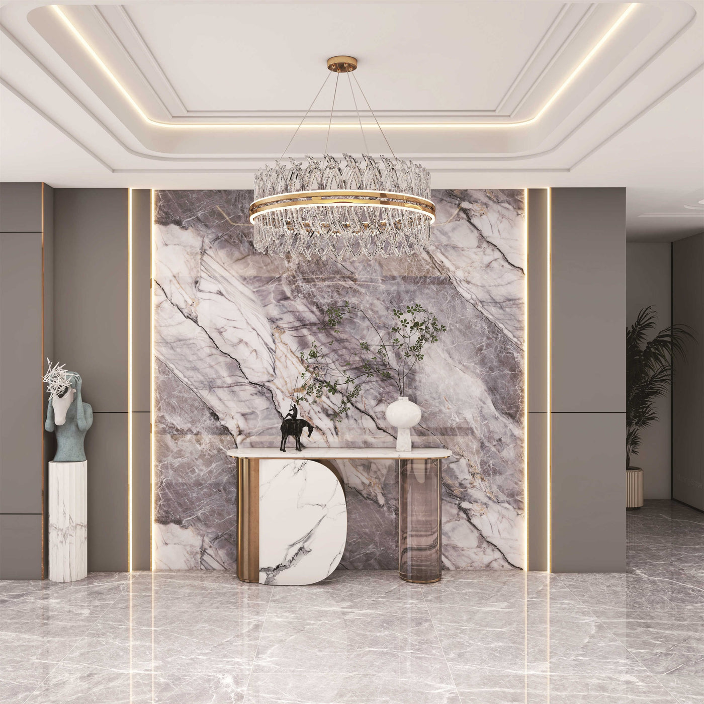 Sample of WPC WALL PANEL BB STICHING COLOUR:GH91 Silver brushed-Sample ...