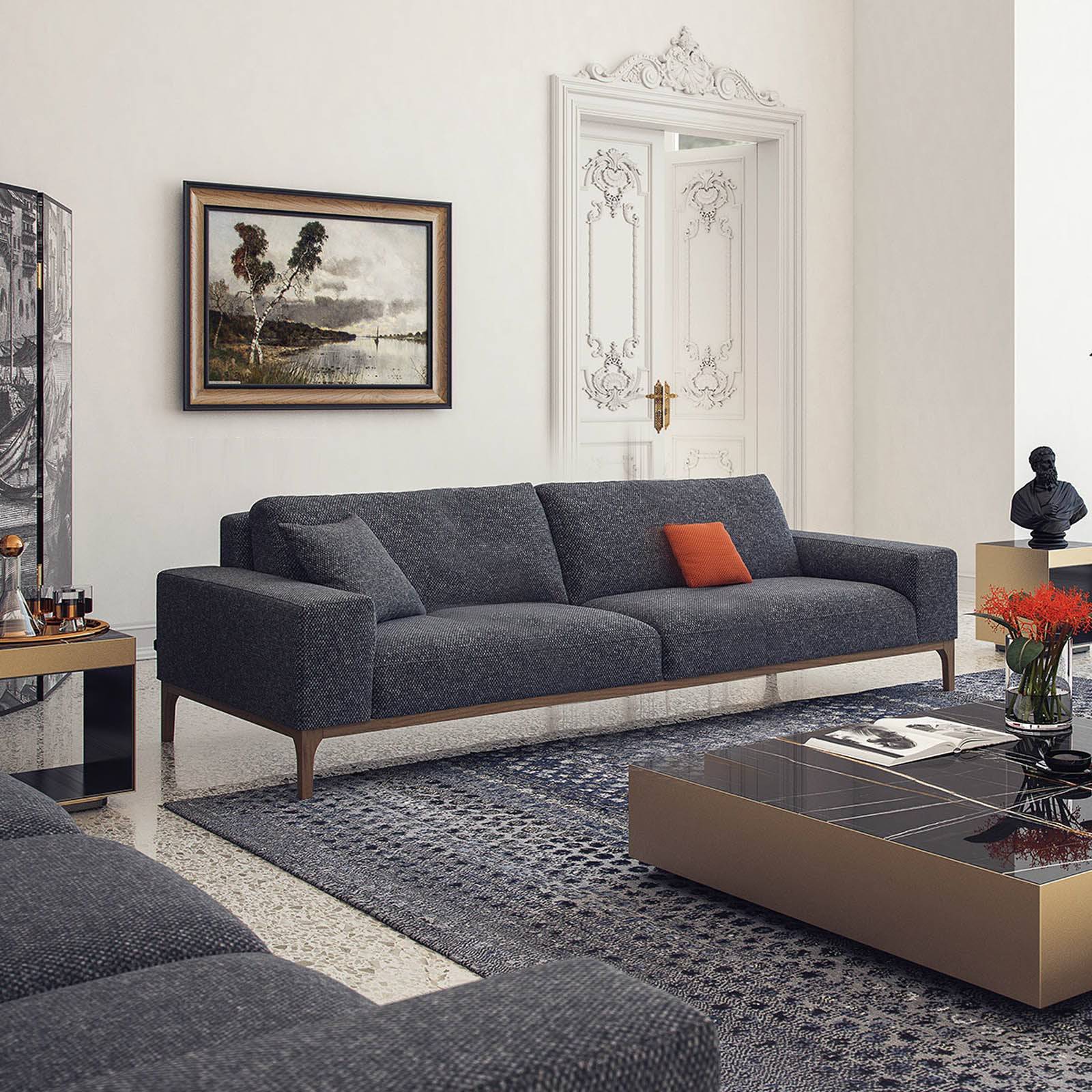 Secrete 3 Seater Sofa Cosmic-B48 ( Light Grey ) | ebarza