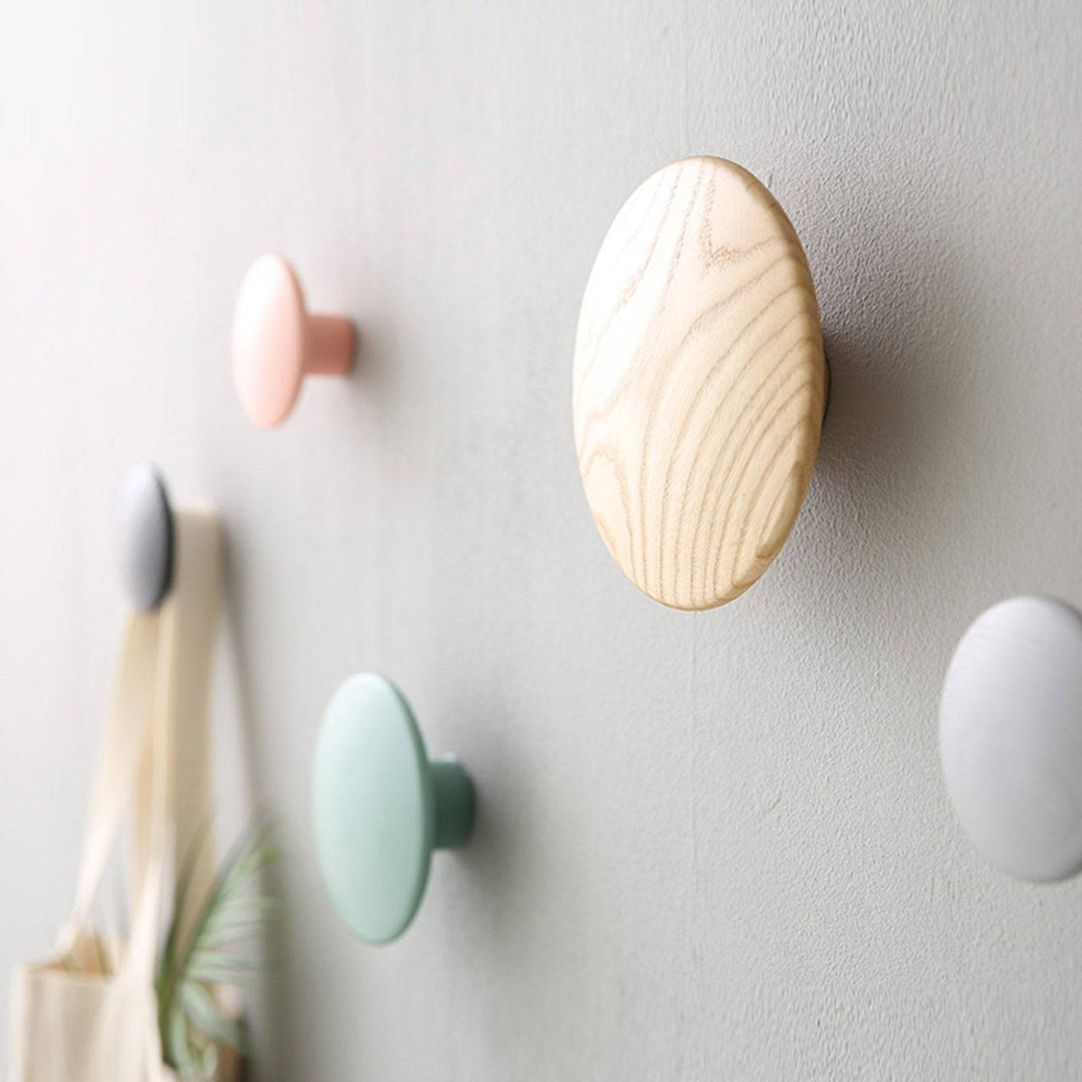 Buy Set Of 5 Solid Wood Hanger Ch-029-Multi | ebarza Modern Furniture ...