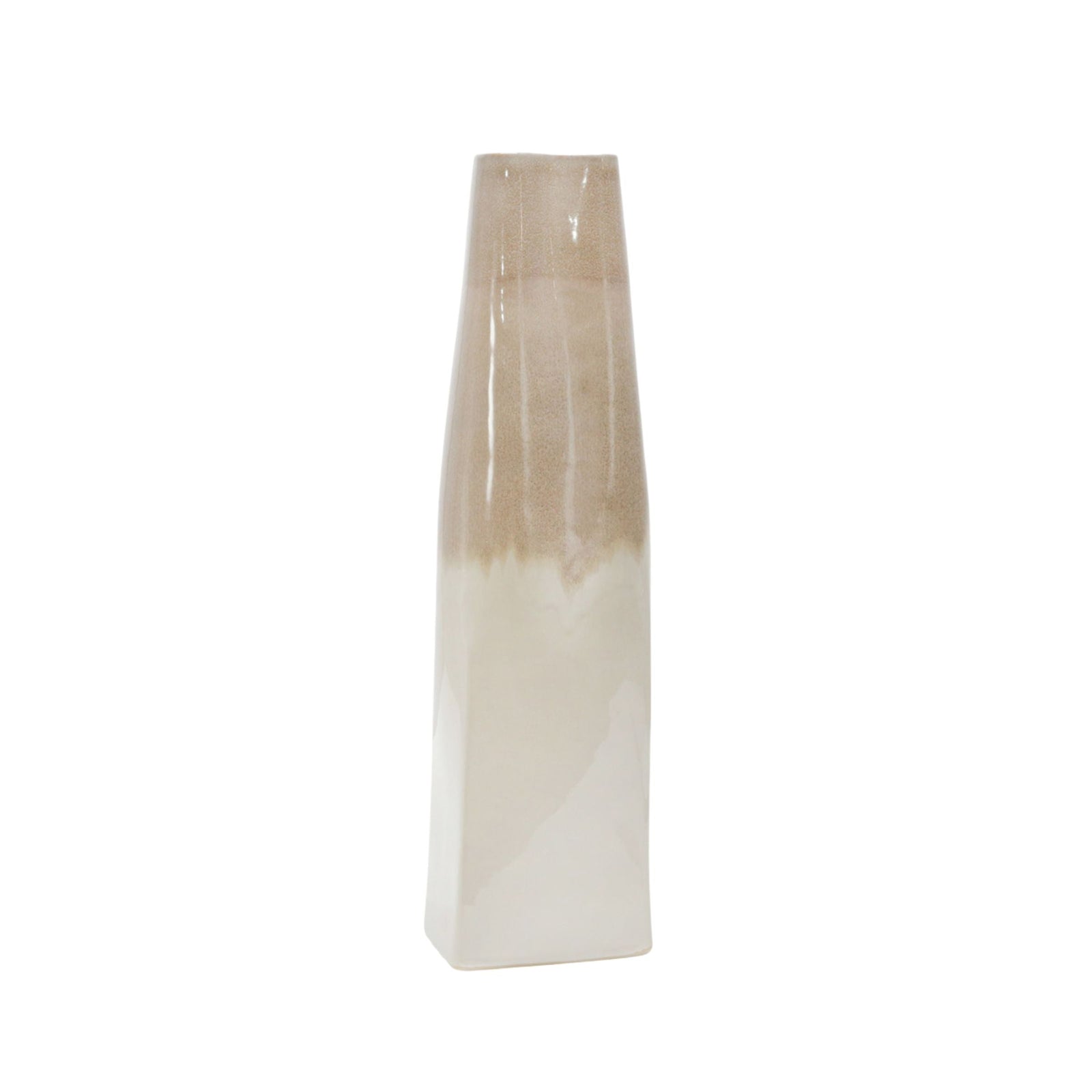 Two Tone Vase, Beige 15311-01 | ebarza