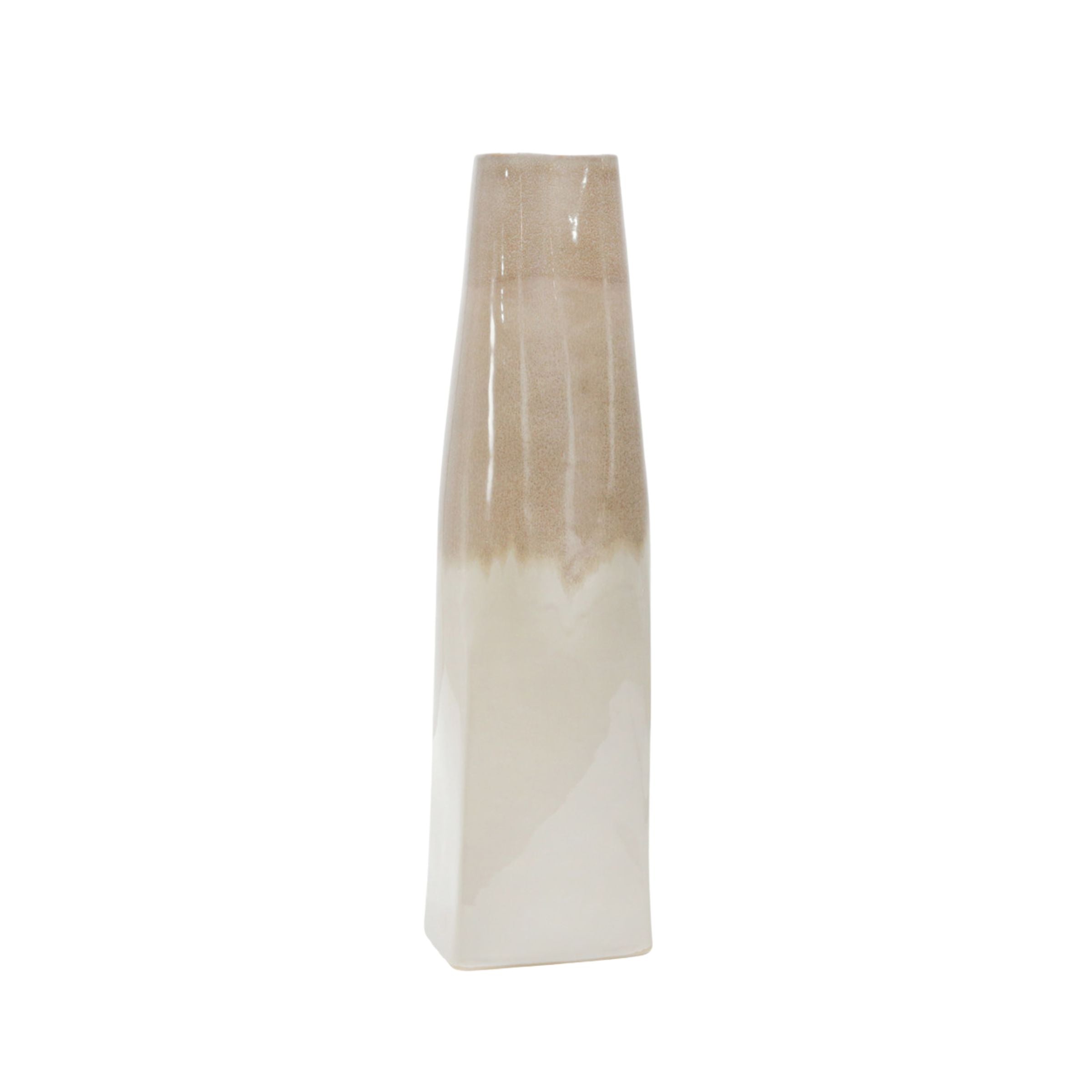Buy Two Tone Vase, Beige 15311-01 | ebarza Modern Furniture in Abu ...